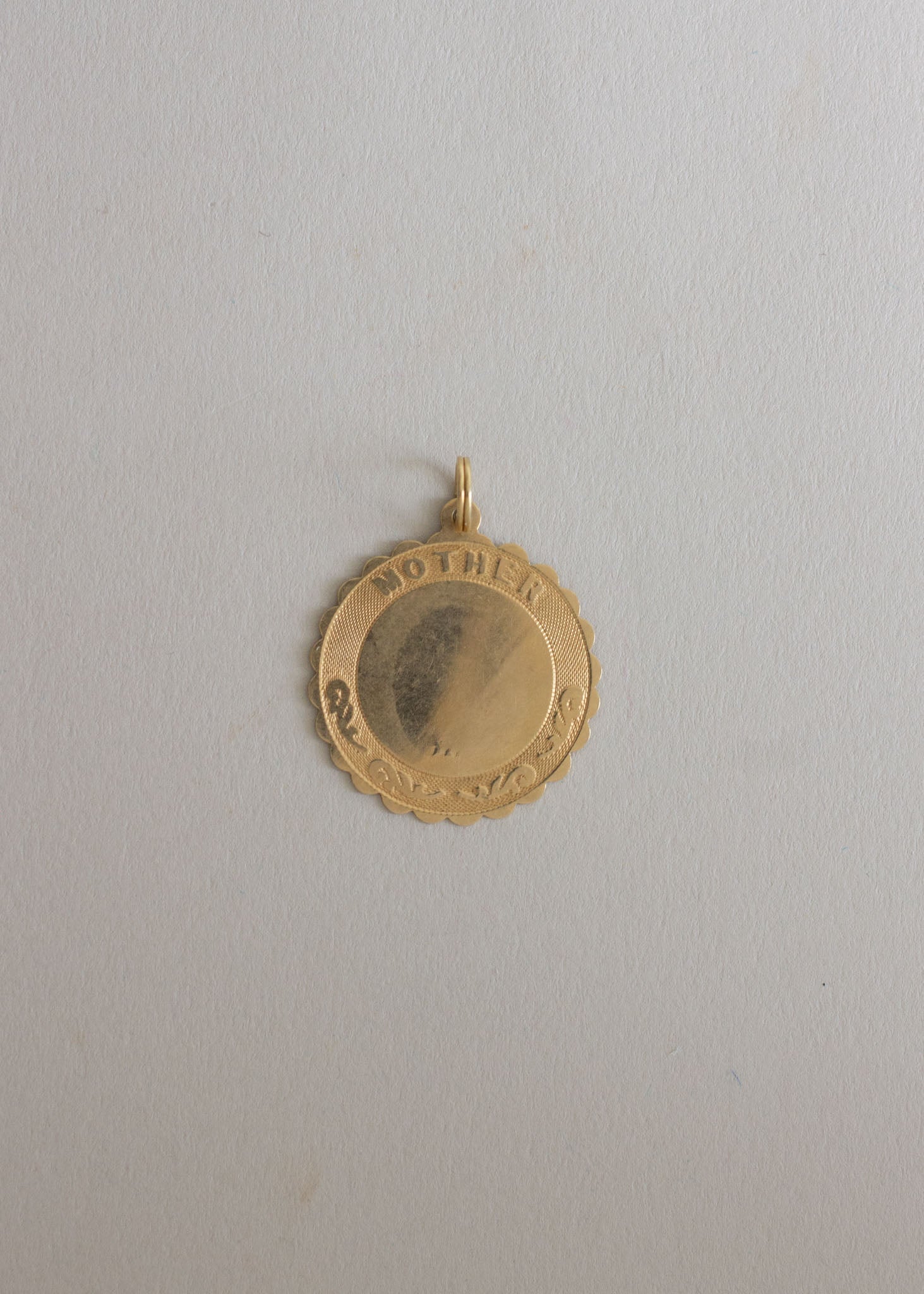 Vintage Mother Coin Pendant