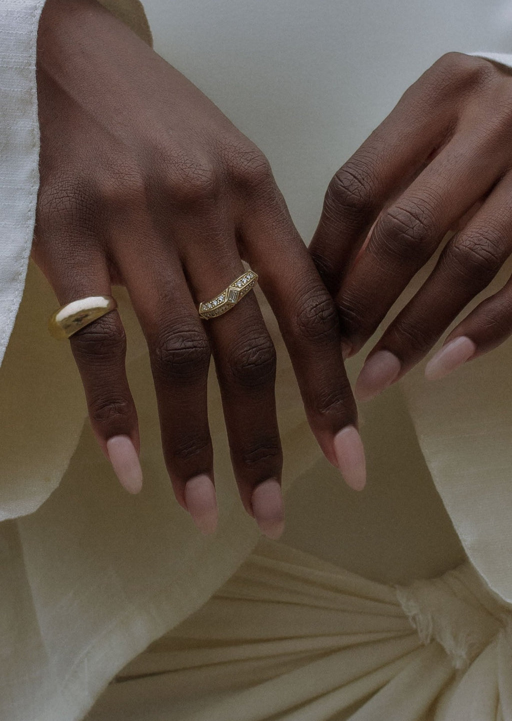 Biwa Pearl Ring 14k Gold - Kinn