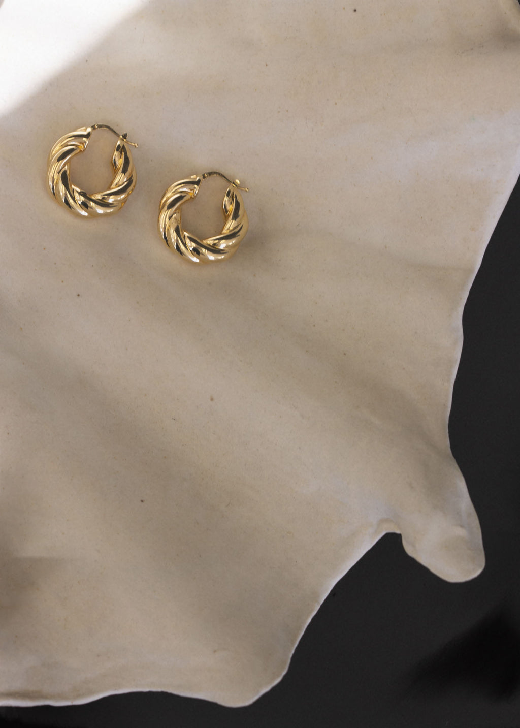 Taylor Twist Hoop Earrings - Kinn