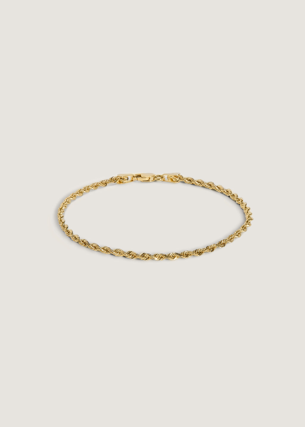14k Gold Rope Bracelet Mens | Kinn Studio