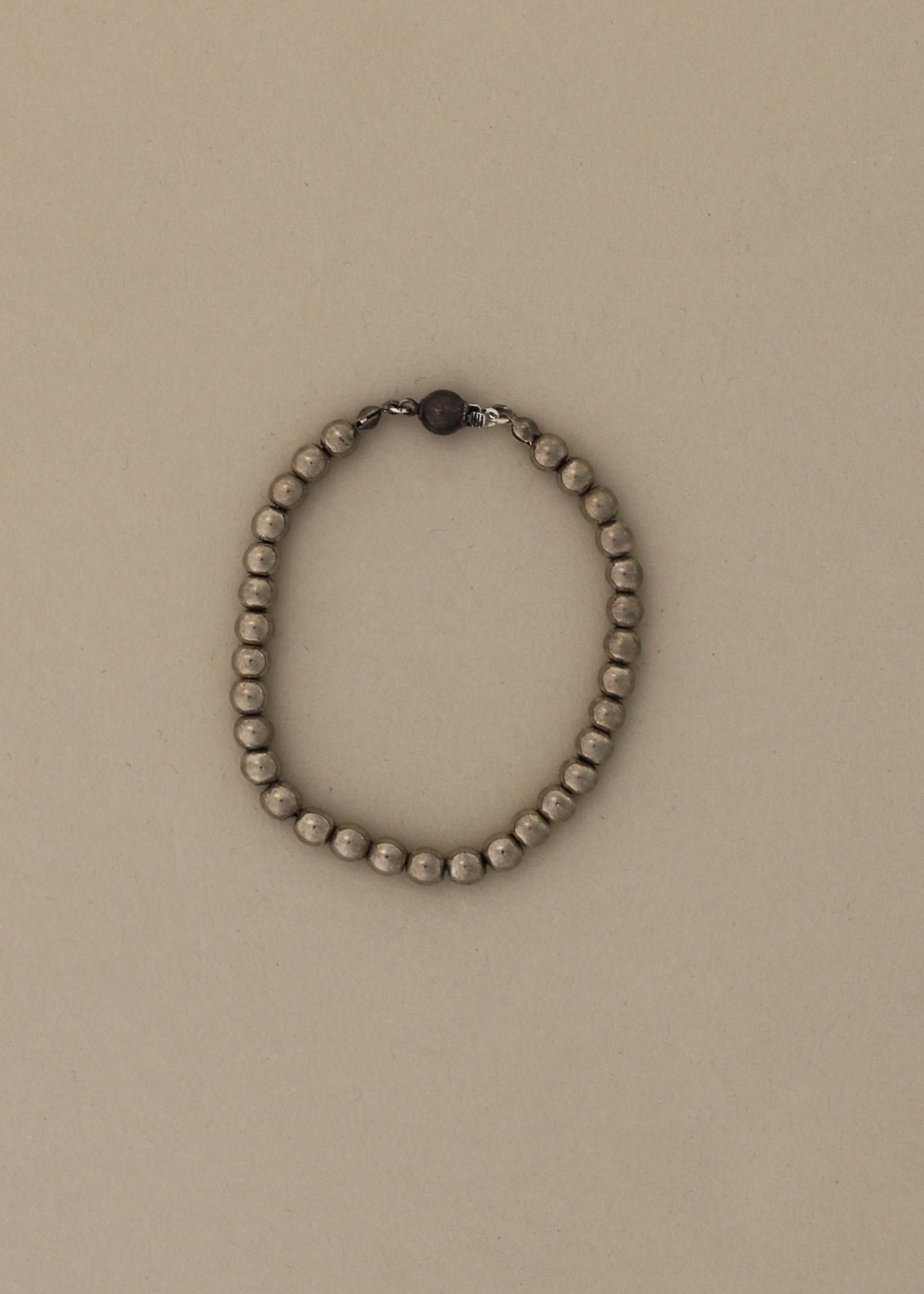 Vintage Silver Beaded Bracelet | Kinn Studio