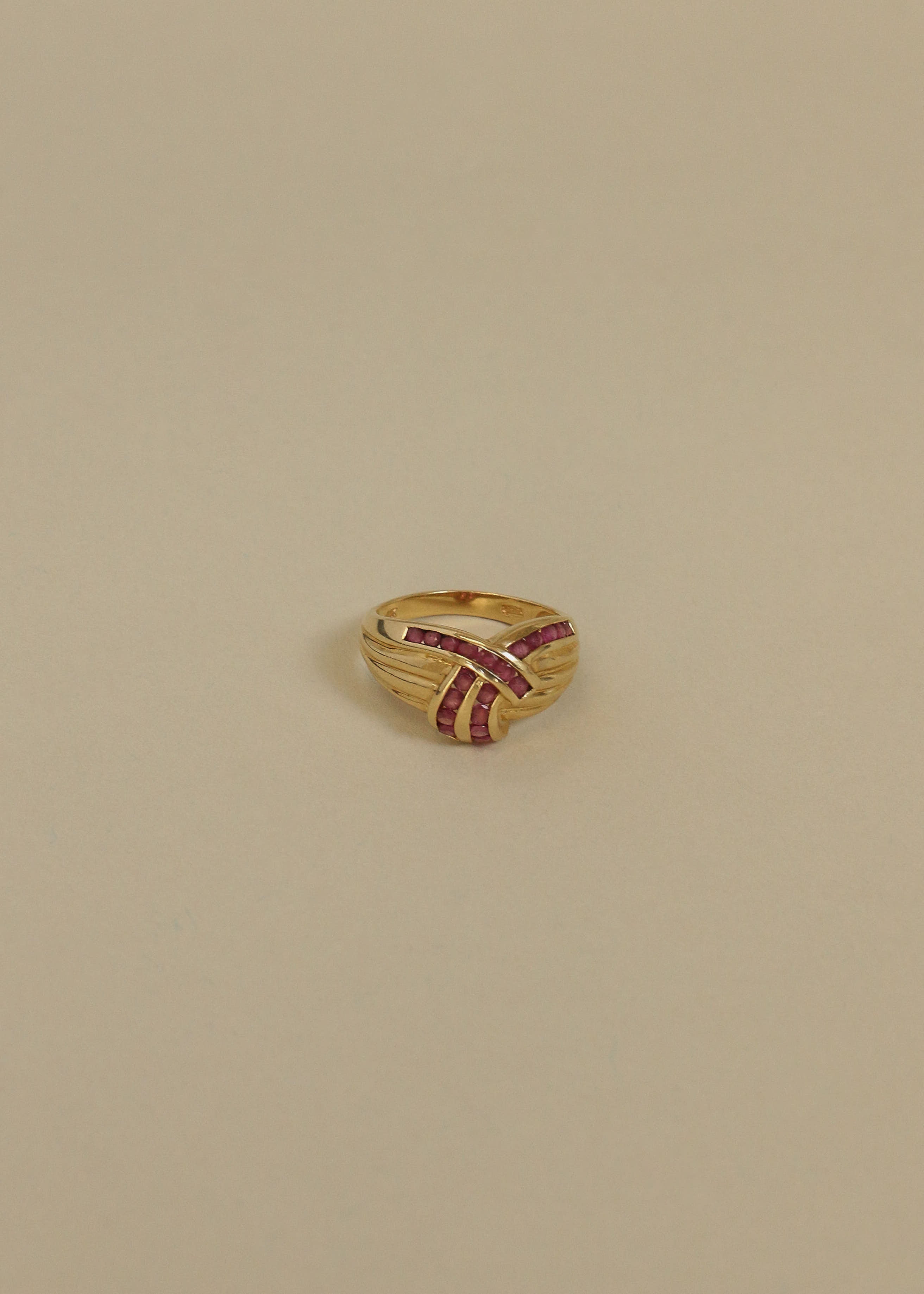 Vintage 14k Pink Sapphire Ring | Kinn Studio