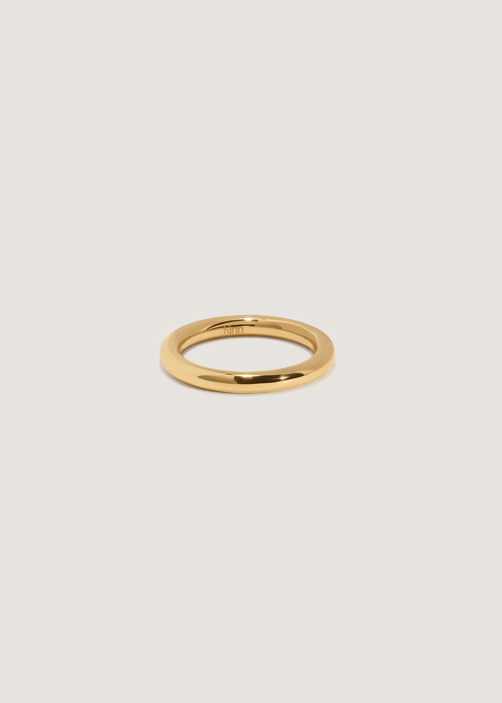 Bold Pauline Ellipse | Classic Gold Wedding Band | Kinn