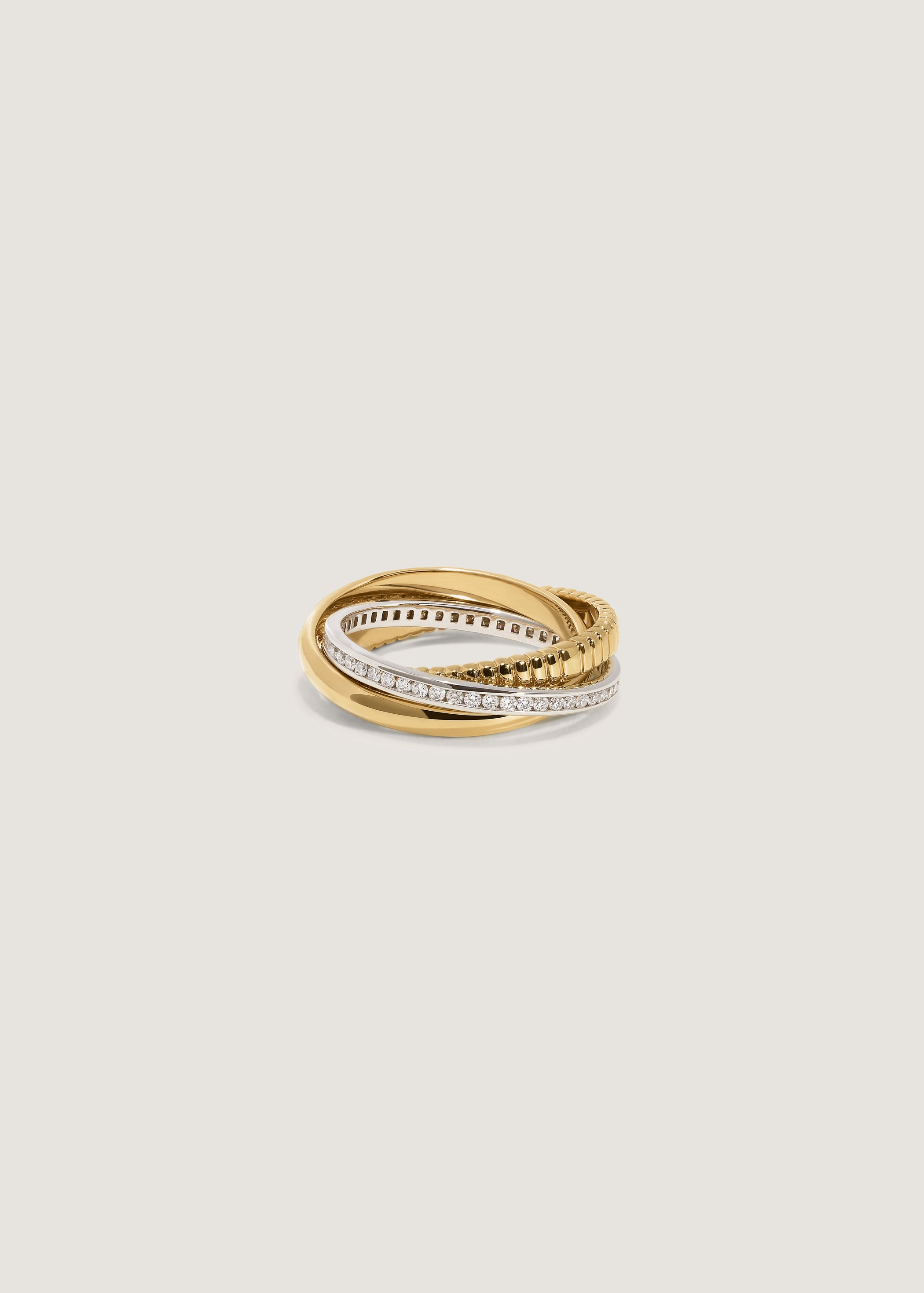 Interlocking Vivienne Trois Trinity Ring | Kinn Studio