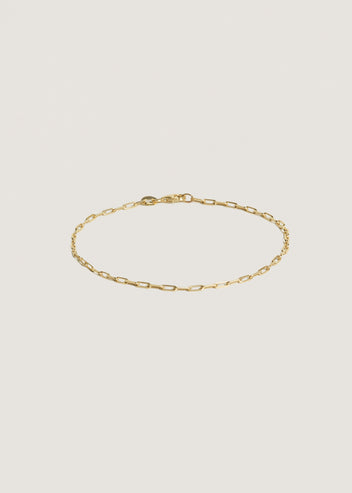 Micro Link Chain Bracelet 14k Gold - Kinn
