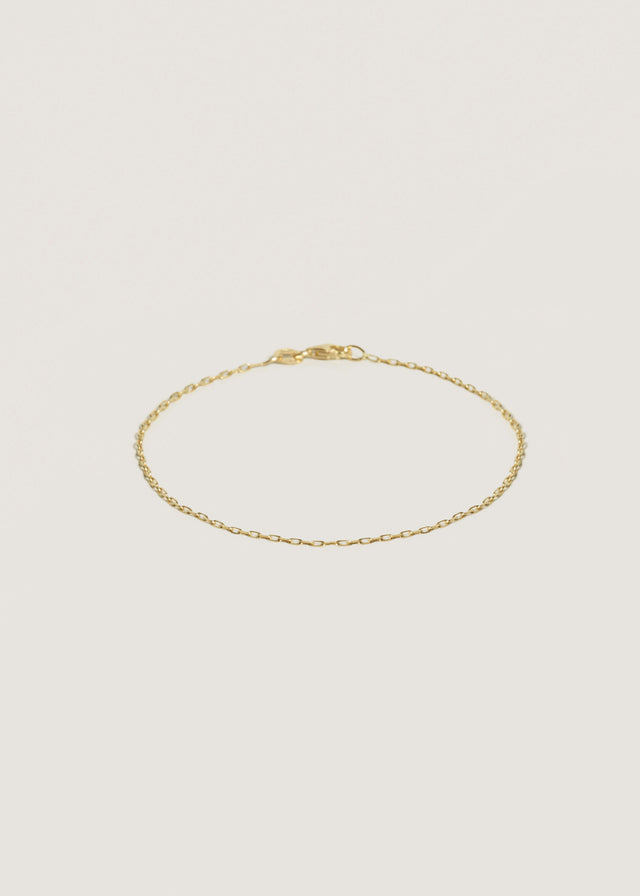 Micro Link Chain Bracelet 14k Gold - Kinn