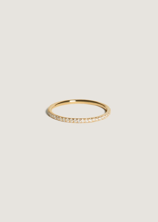 Claudine Twist & Dahlia Pavé Ring Stack - Kinn