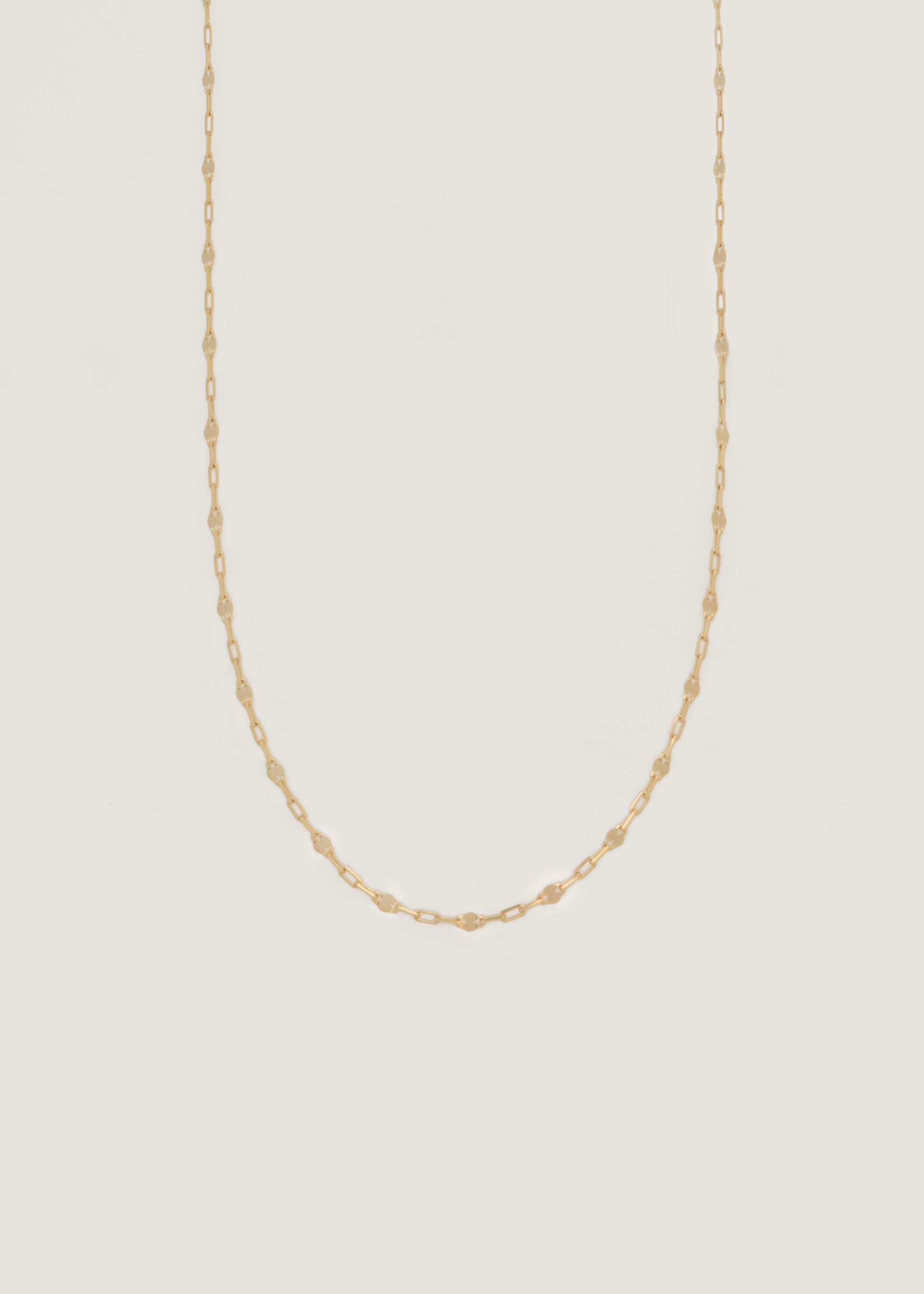 Diamond Cut Rolo Chain Necklace - Kinn
